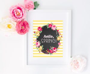 10 Free Spring Printables to Brighten Up Your Home - Food Life Design