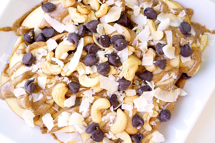 Loaded Apple Nachos - Happiness is Homemade Loaded Apple Nachos - Happiness is Homemade