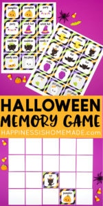 Halloween Memory Match Game - Happiness is Homemade