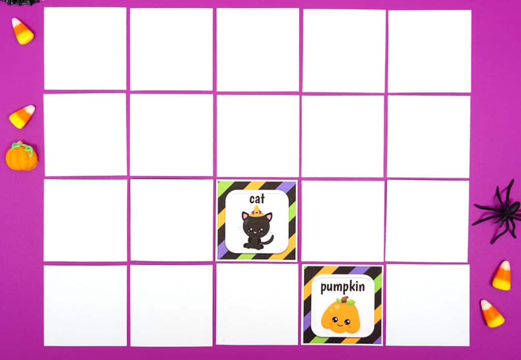 Halloween Memory Match Game - Happiness is Homemade