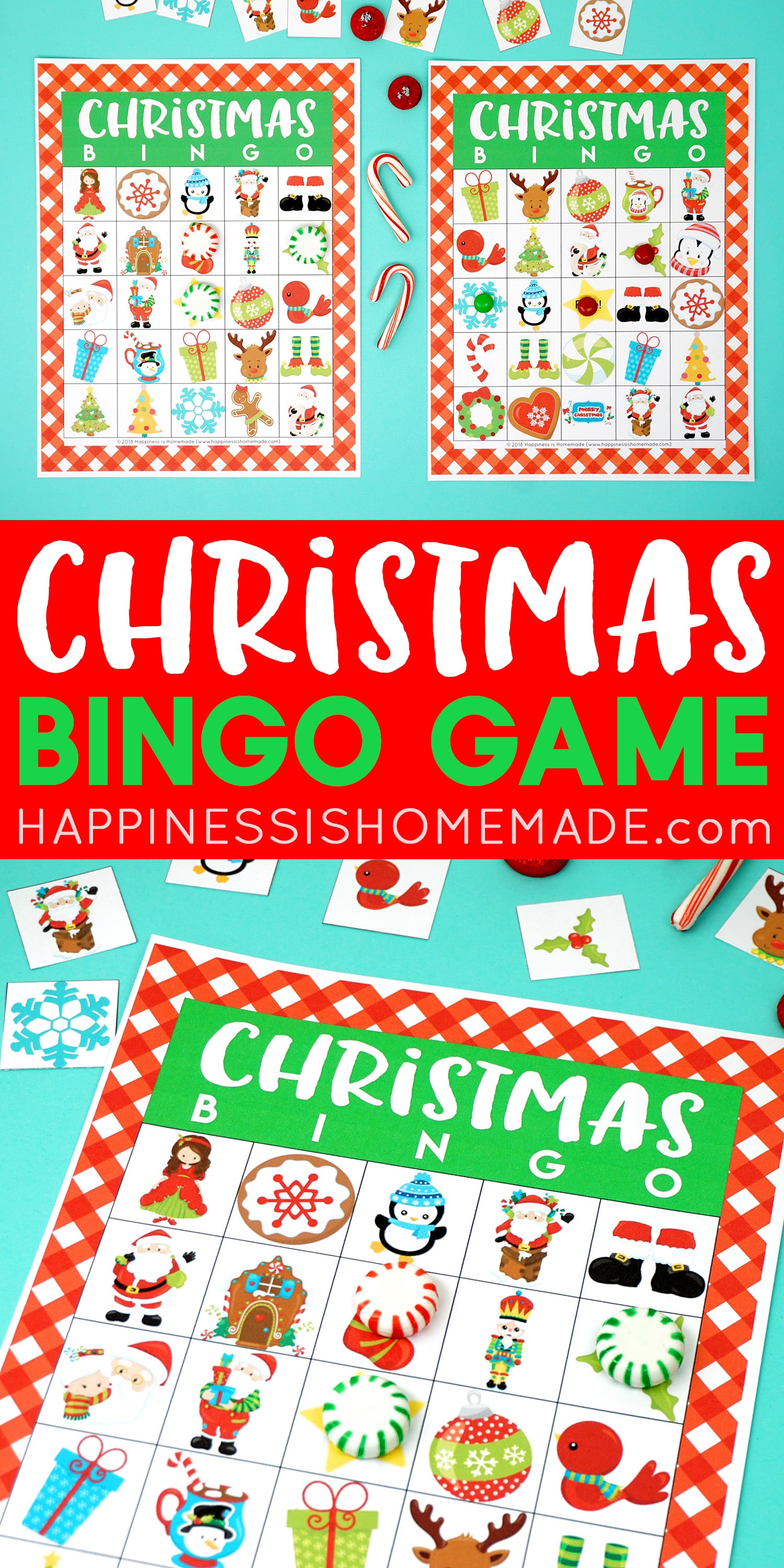 Printable Christmas Bingo Game Happiness Is Homemade Printable Christmas Bingo Game Happiness Is Homemade