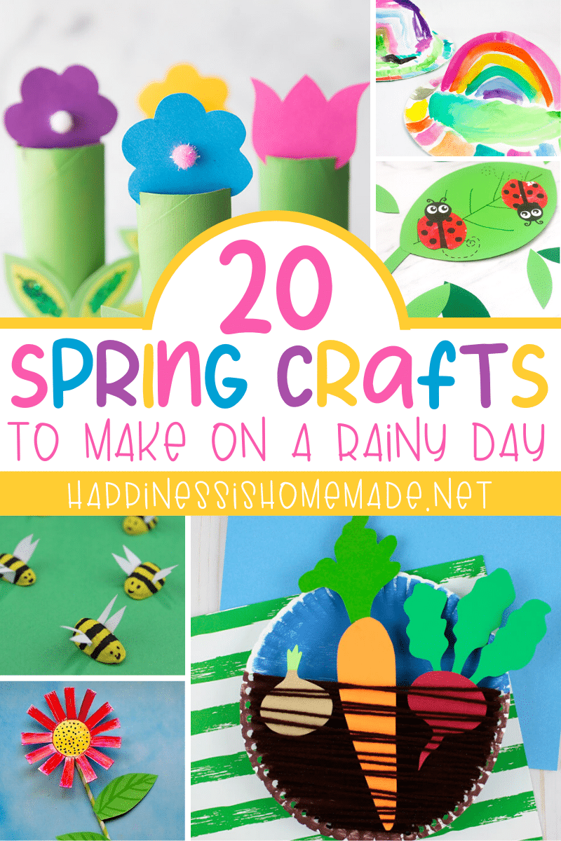 50 Quick Easy Kids Crafts That ANYONE Can Make Happiness Is Homemade