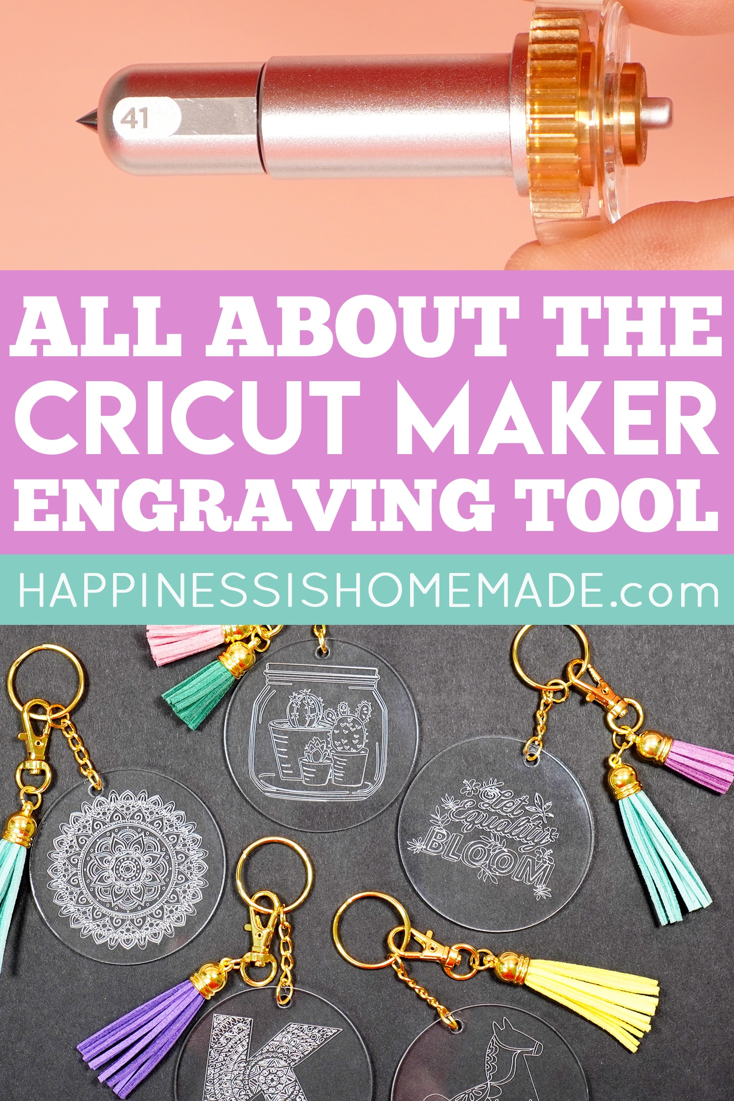 How To Use The Cricut Maker Engraving Tool Happiness Is Homemade