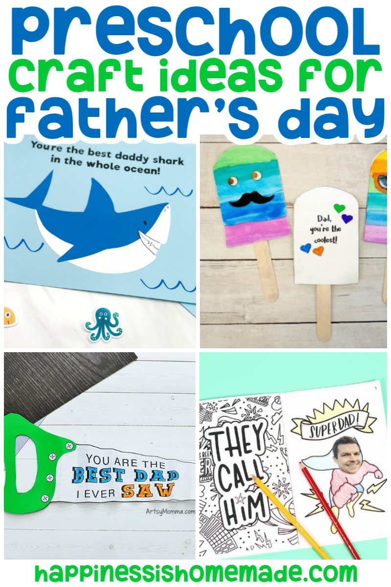 20 Father s Day Crafts For Preschoolers Happiness Is Homemade