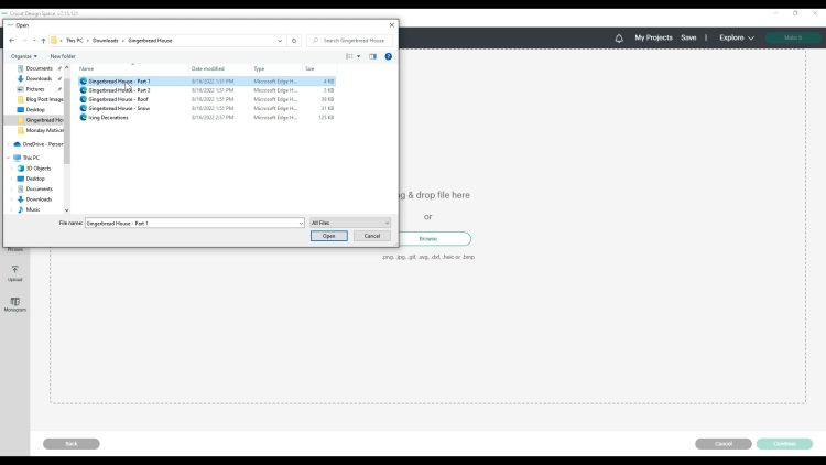 Cardboard Gingerbread Houses + SVG Files - Happiness is Homemade